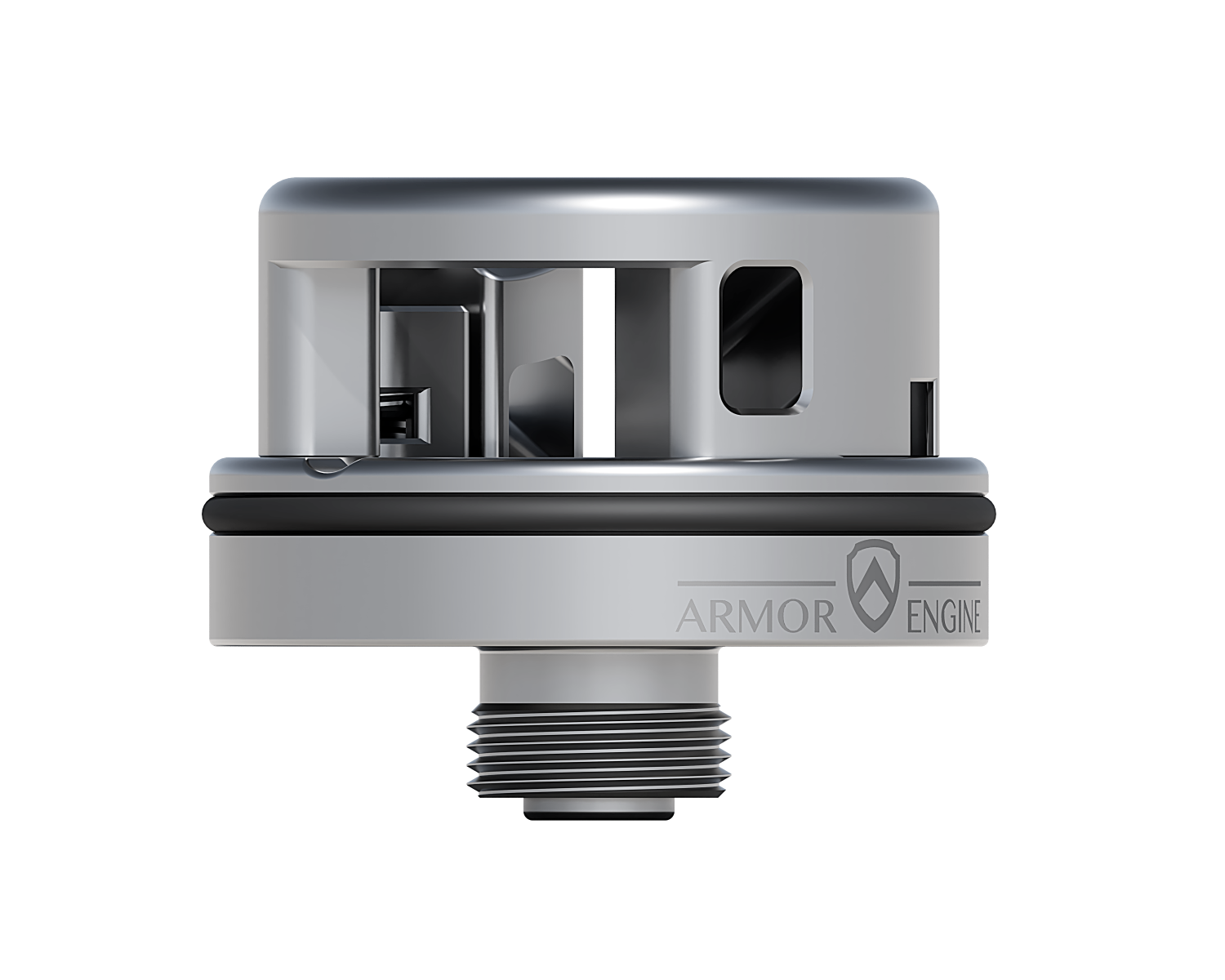 Armor Mods - Armor Engine RDA, Brushed SS - Vapes by Enushi