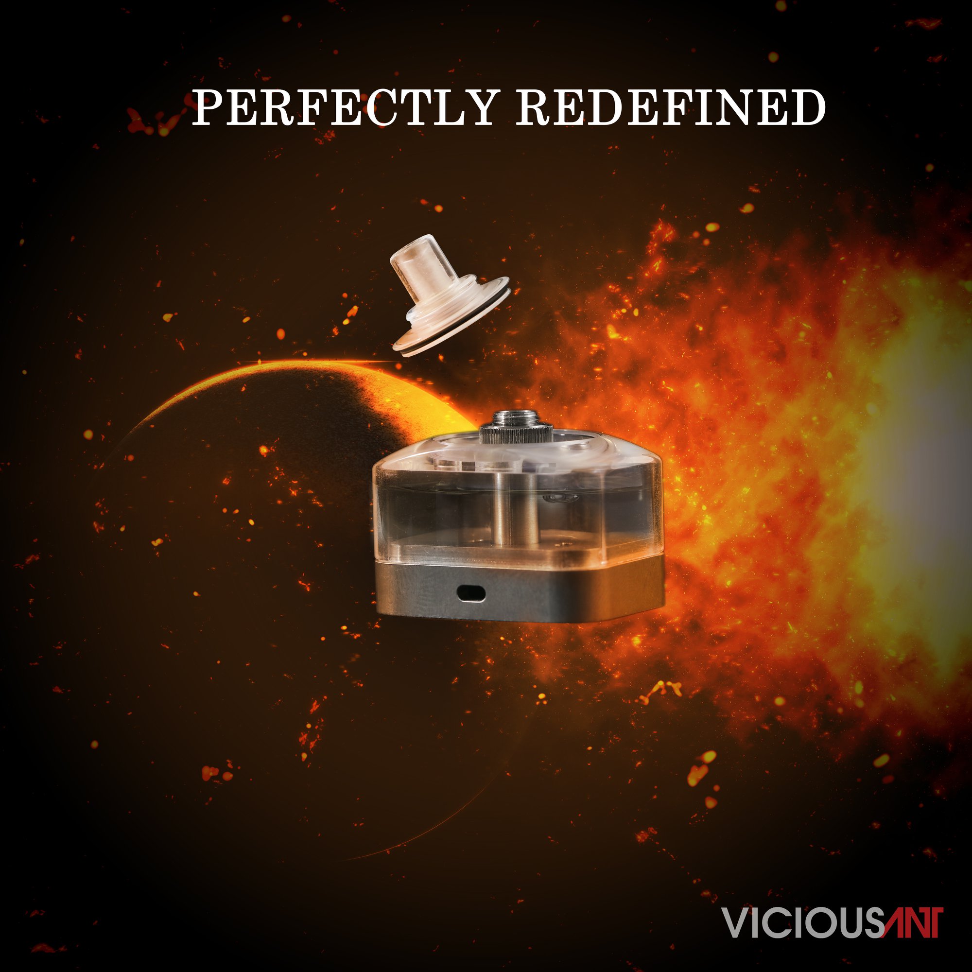 Vicious Ant - Eris Hybrid Ti, Limited Edition Titanium - DNA75C AIO Mod ...