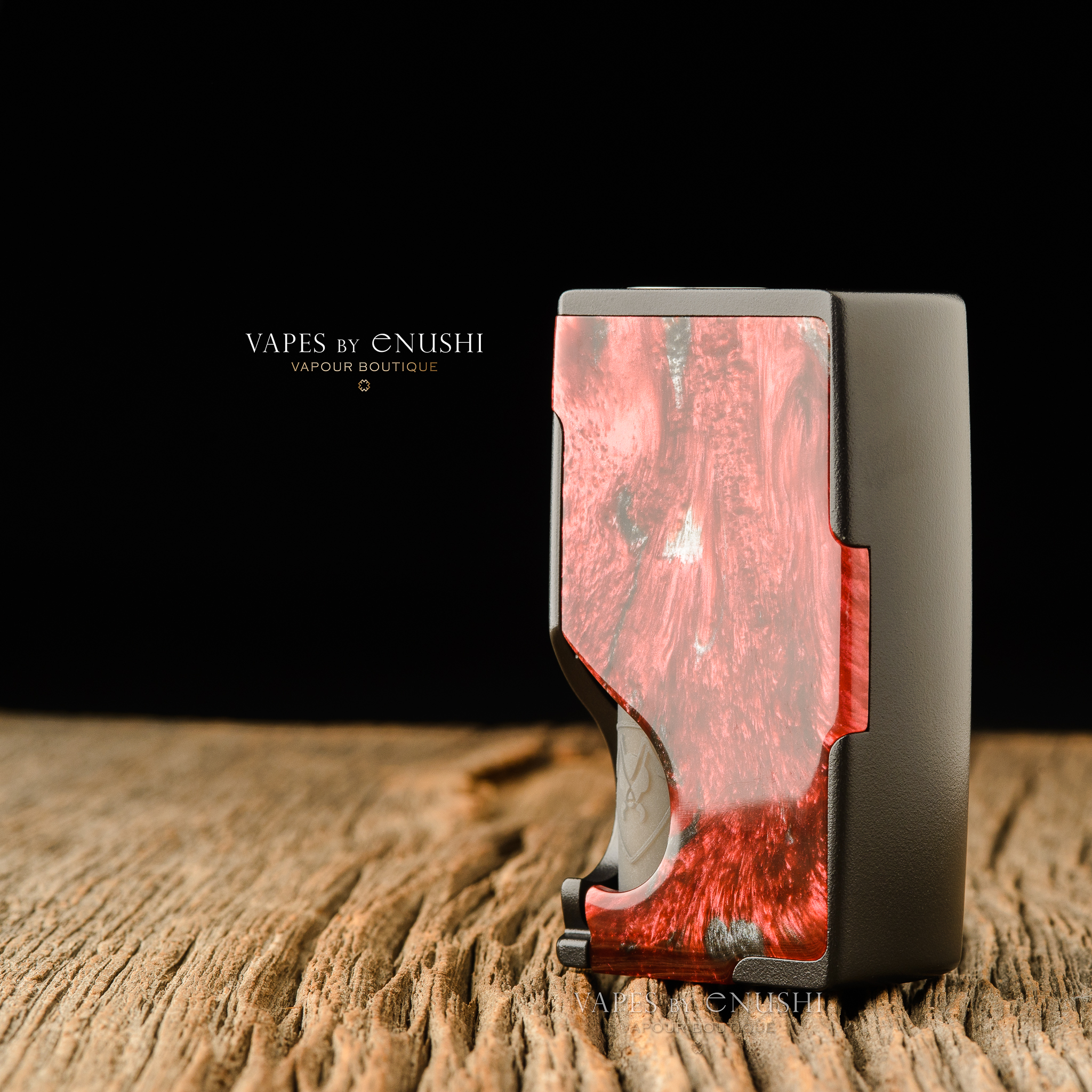 Vicious Ant - Spade 18650 Mechanical BF Mod, Graphite Black & Red Resin ...