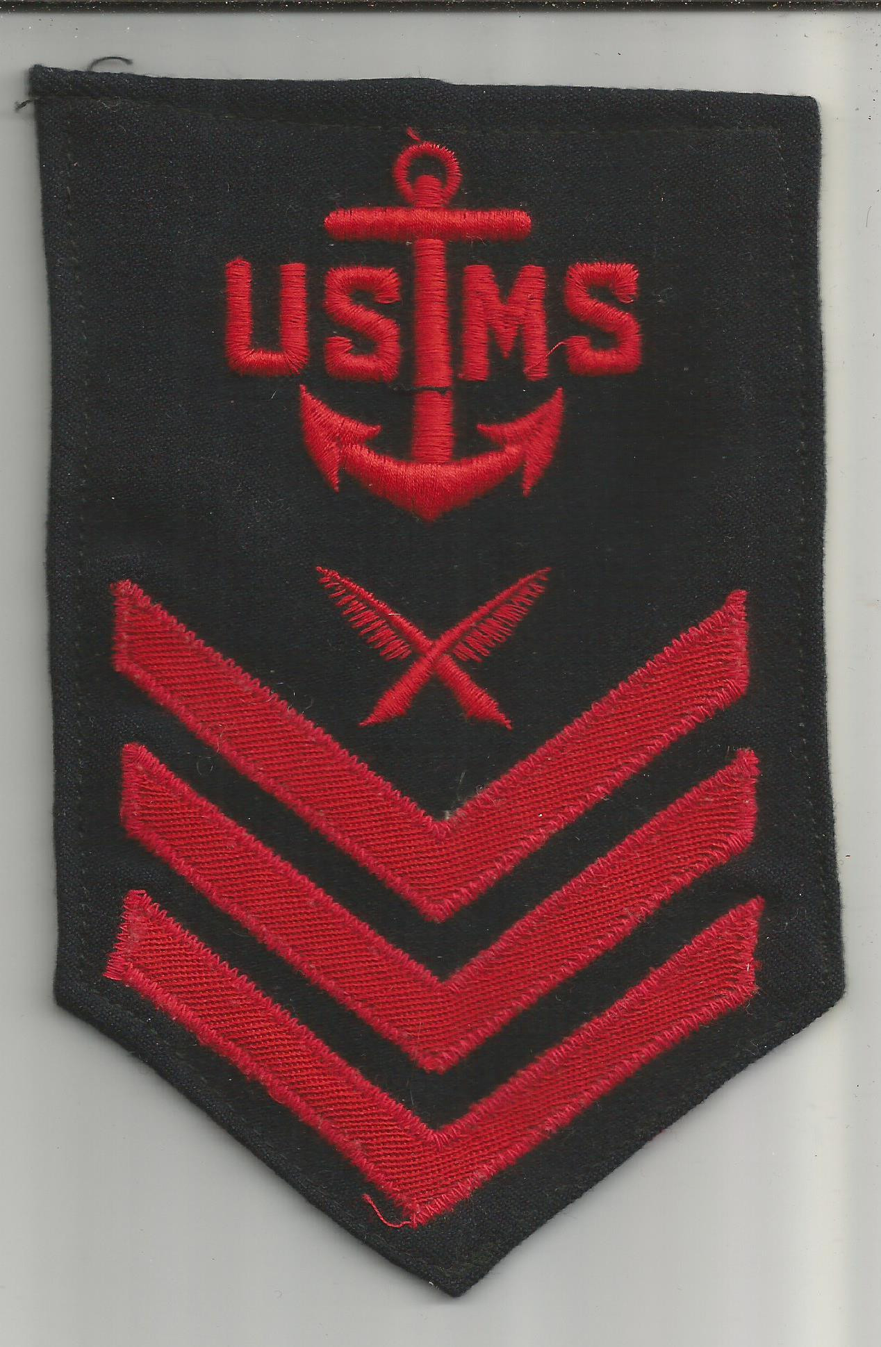 US Navy Patches - Merchant Marine Rates - WorldWarPatches