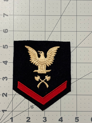 US Navy 3rd Class Petty Officer Musician Rate Patch Inv# W035