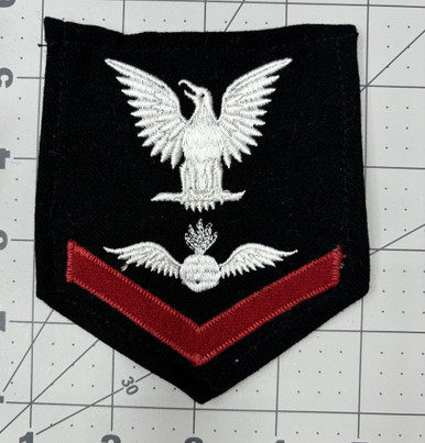 US Navy 3rd Class Petty Officer Musician Rate Patch Inv# W035