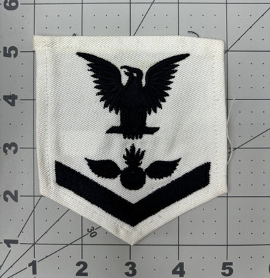 US Navy 3rd Class Petty Officer Musician Rate Patch Inv# W035