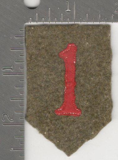 WW 1 to 30's US Army 1st Division Patch Inv# K0139 - WorldWarPatches