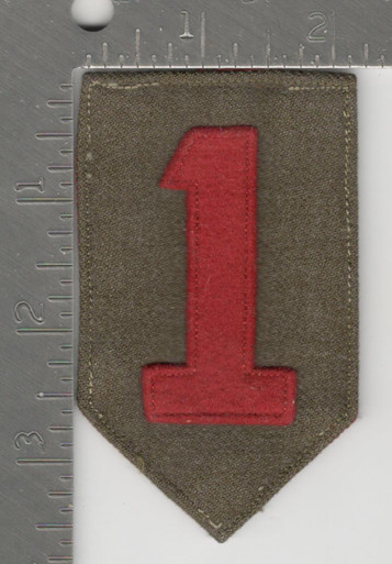 WW 1 to 30's US Army 1st Division Patch Inv# K0143 - WorldWarPatches