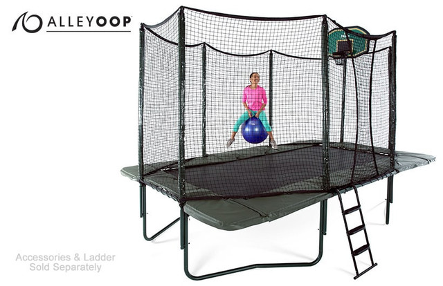 AlleyOOP 10'×17' Rectangle Trampoline with Enclosure