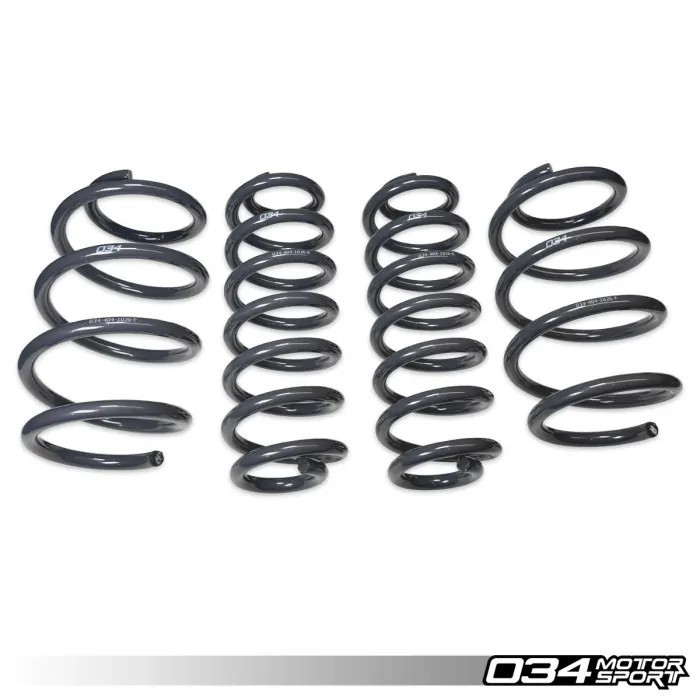 034Motorsport Dynamic+ Lowering Springs for 8P Audi A3 2.0T - JCR LEEDS