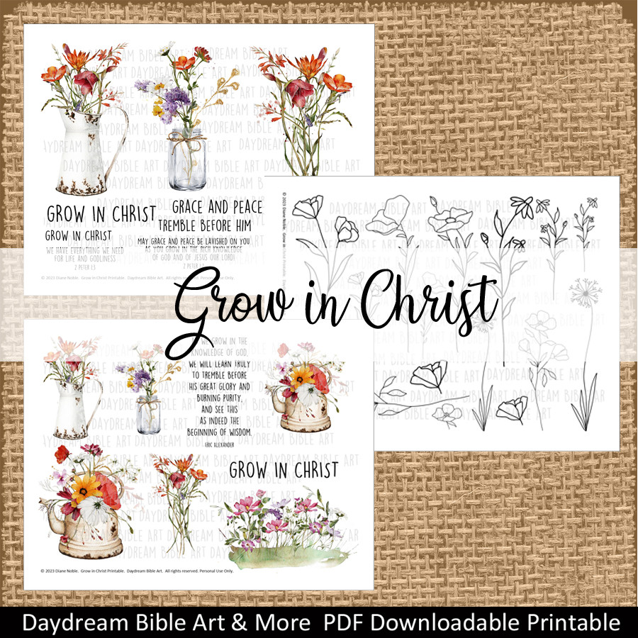 Grow in Christ Printable