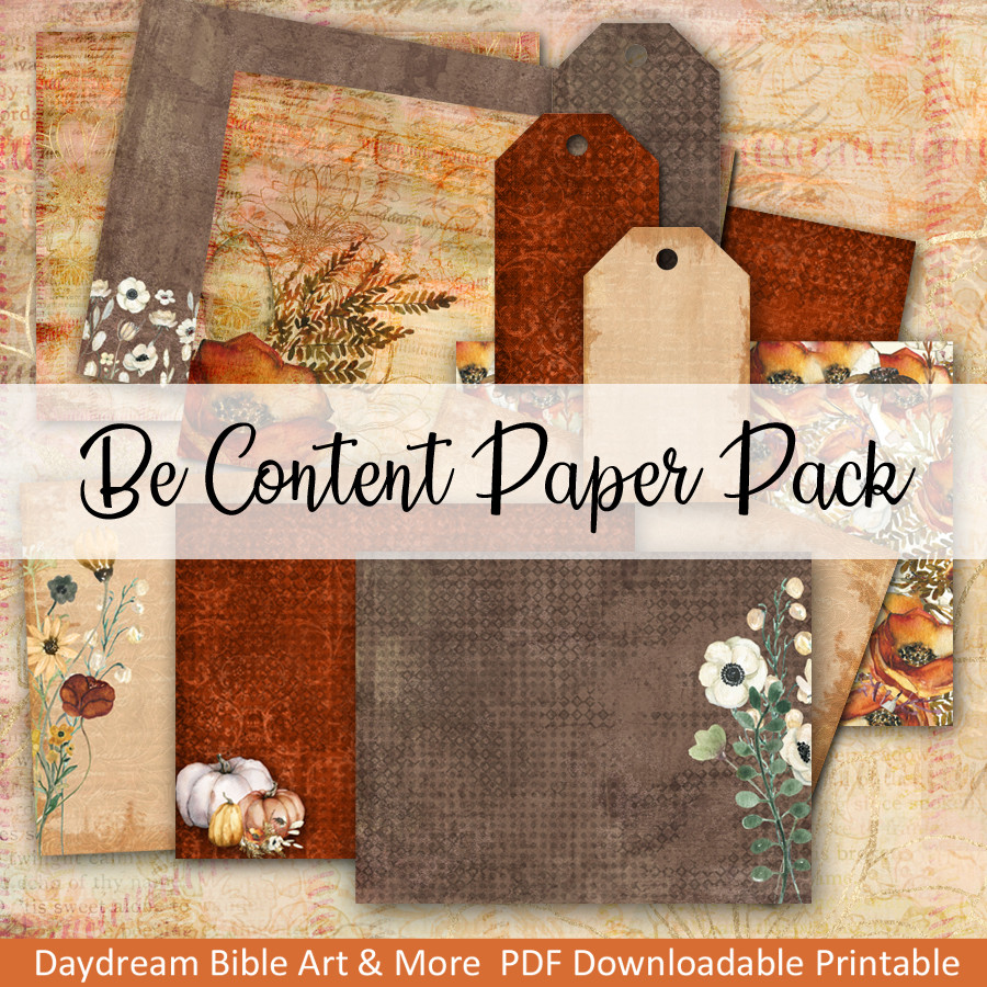 PDF Printables - Digital Papers - Daydream Bible Art