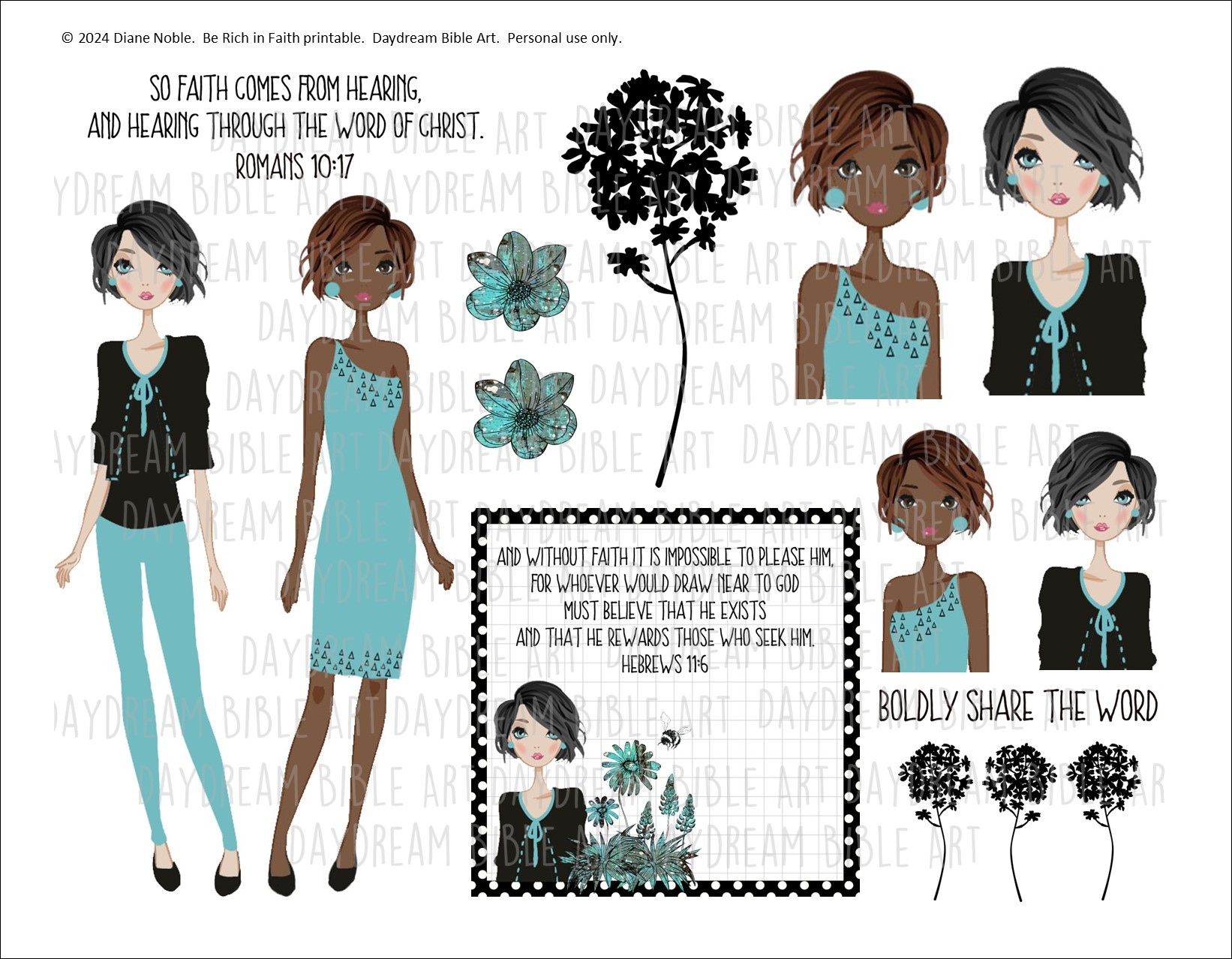 Be Rich in Faith Art Kit