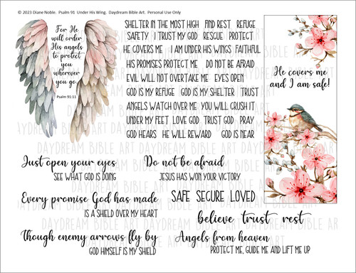 Under His Wing Printable