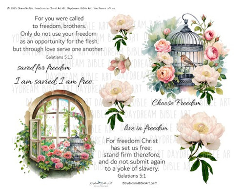Freedom in Christ Art and Journaling Kit