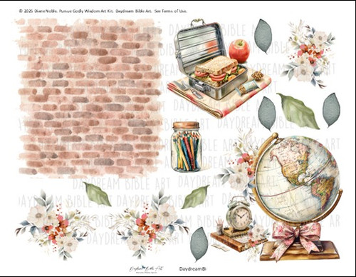 Pursue Godly Wisdom Art Kit