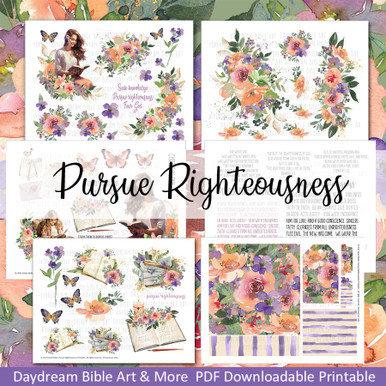 Pursue Righteousness Printable
