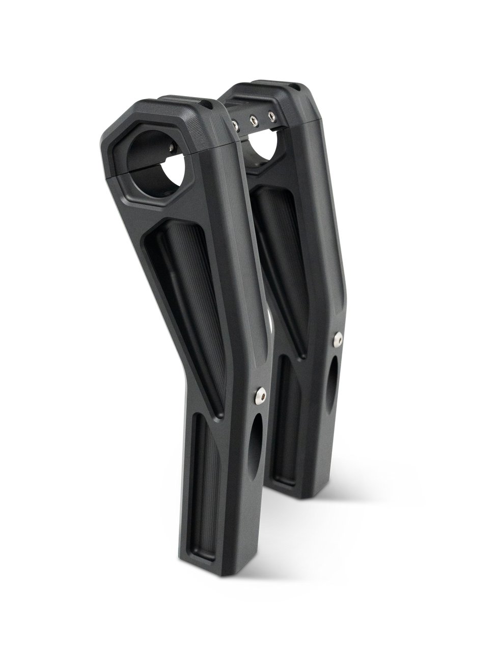 Ascent Pro 8" Pullback Risers for Harley-Davidson – Black - Kodlin USA