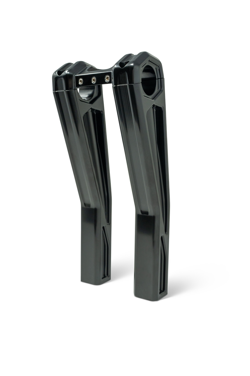 Ascent Pro 10" Pullback Risers for Harley-Davidson – Gloss Black ...