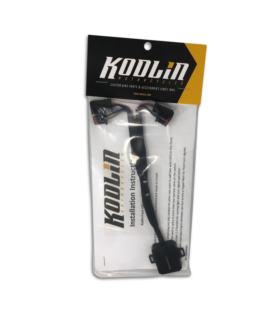 Kodlin Front LED Install Kit for Harley-Davidson M8 Softails - Kodlin USA
