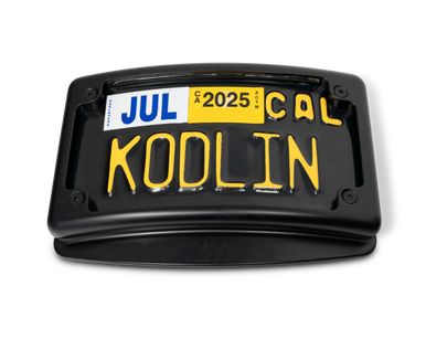 Kodlin Curved License Plate Kit – Black – for 2023.5-Up Harley-Davidson ...