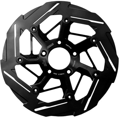 Kodlin by SBS 7-Spoke Rotor for Harley-Davidson Softail models, Black ...