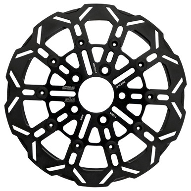 Kodlin by SBS 10-Spoke Rear Brake Rotor – Black – for Harley-Davidson ...