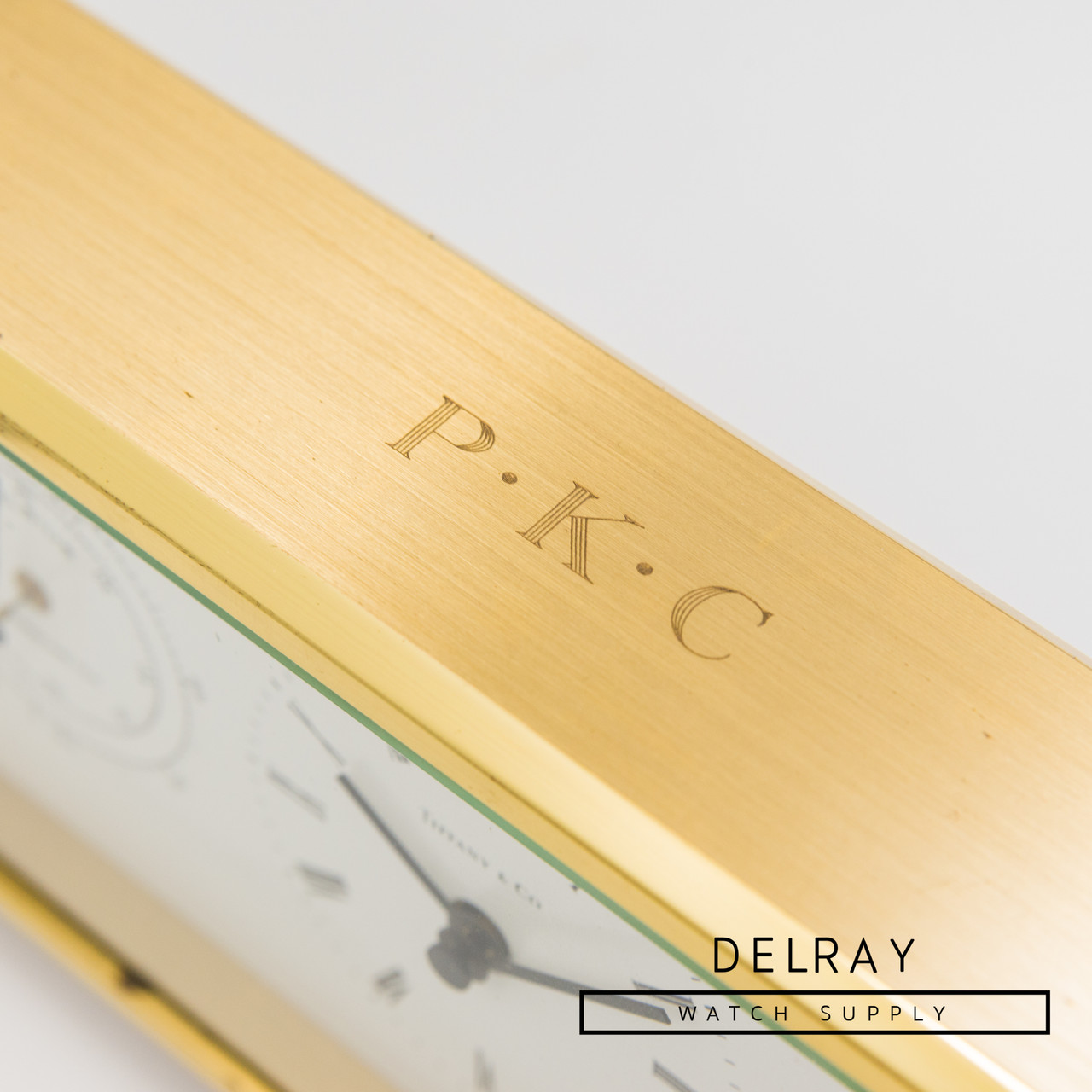 Tiffany & Co. Vintage Thermometer and Barometer Clock - DelrayWatch.com