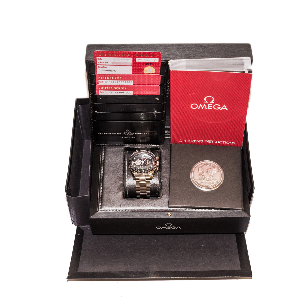 Omega Speedmaster Professional Apollo 11 40th Annv *Limited Edition ...