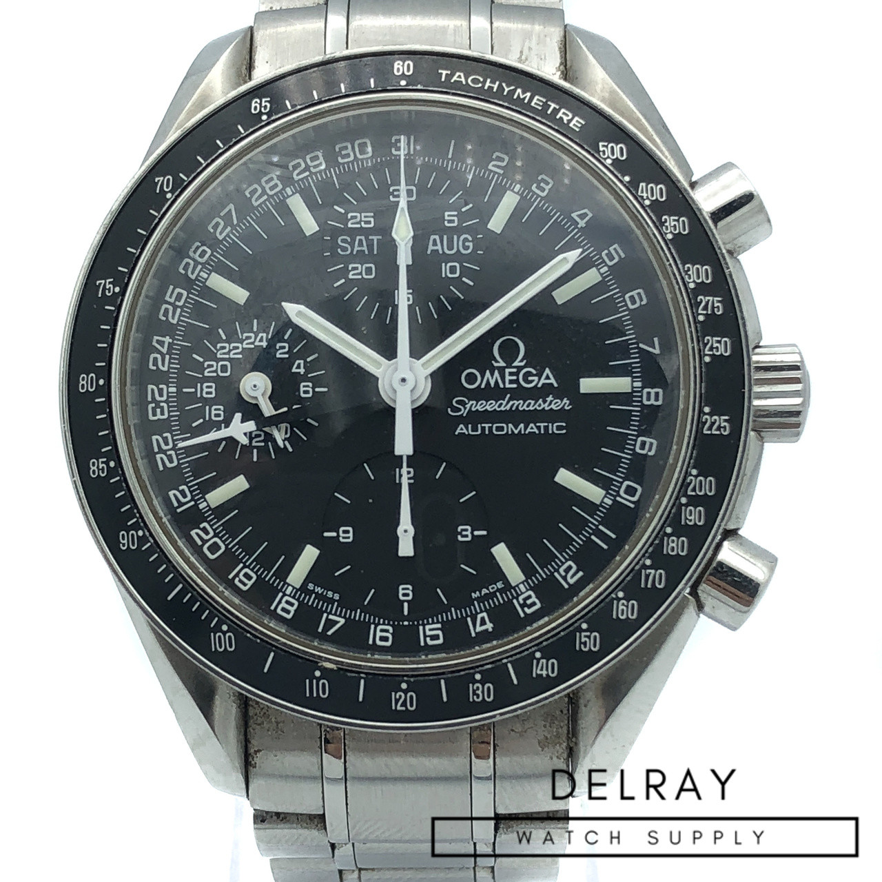Omega Speedmaster MK40 Black Dial with Papers - DelrayWatch.com
