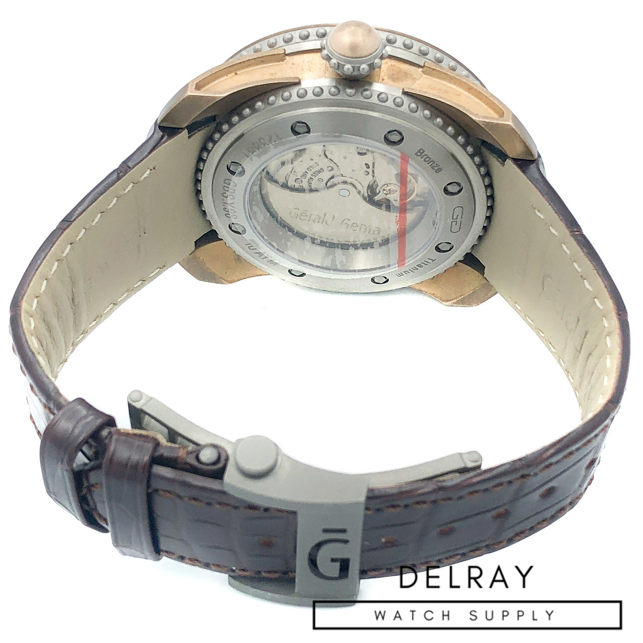 Gérald Genta Bi-Retro Safari Bronze - DelrayWatch.com