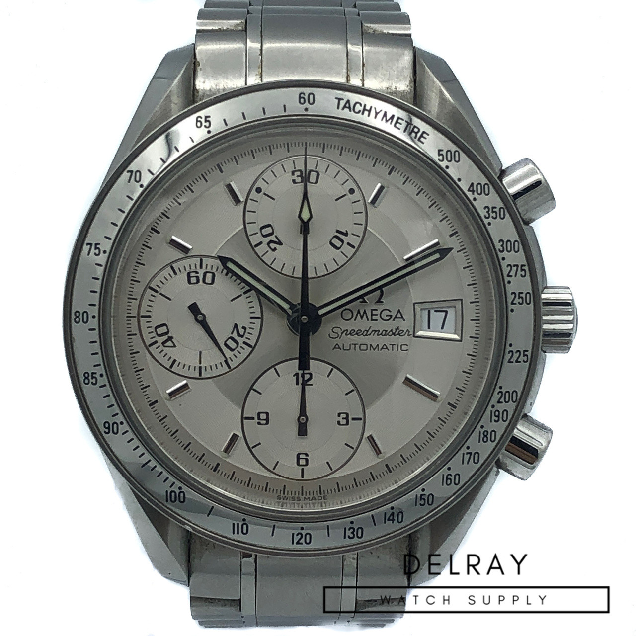Omega Speedmaster Automatic Silver Dial - DelrayWatch.com