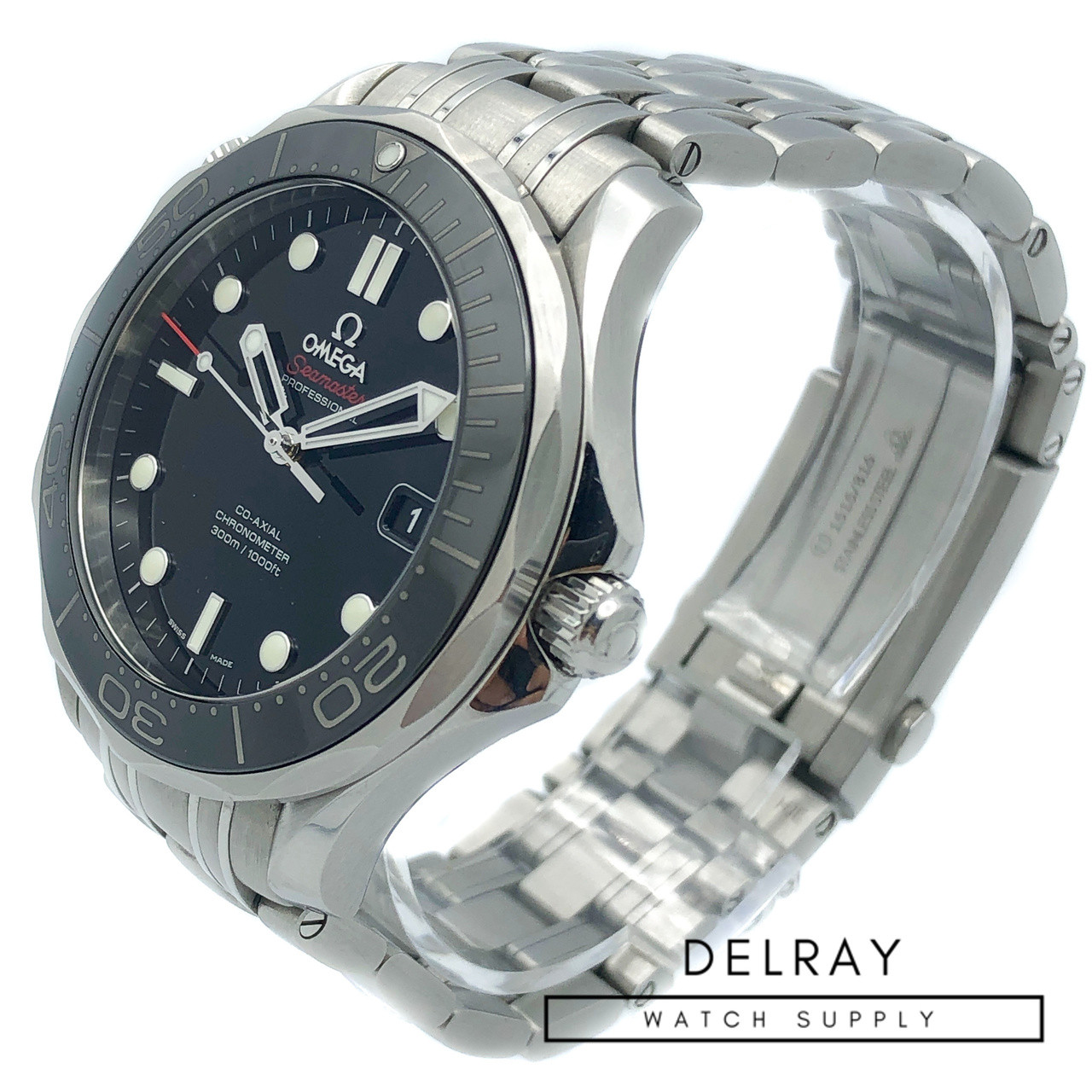 Omega Seamaster Ceramic Black Dial - DelrayWatch.com