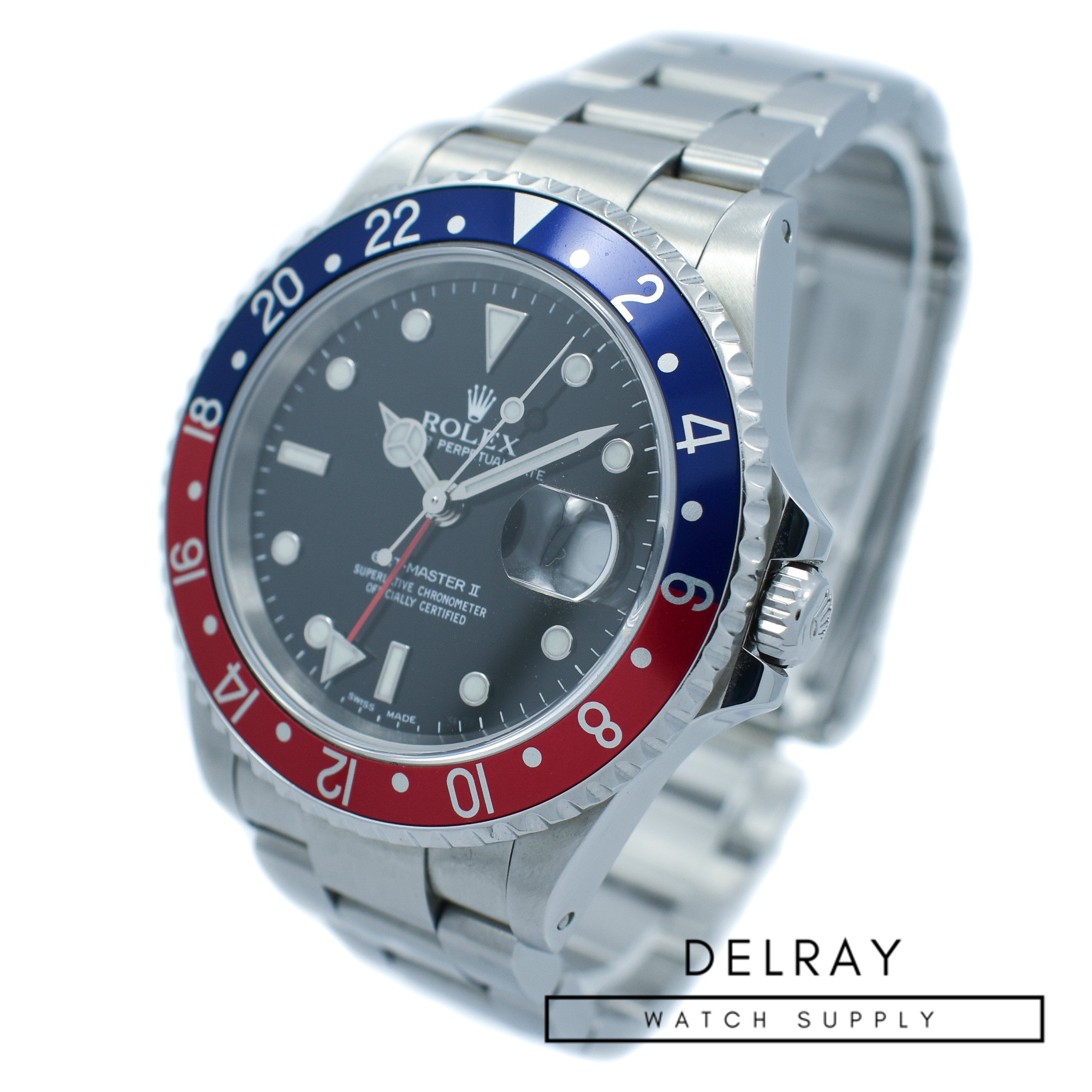 Rolex GMT Master II 16710 Pepsi - DelrayWatch.com