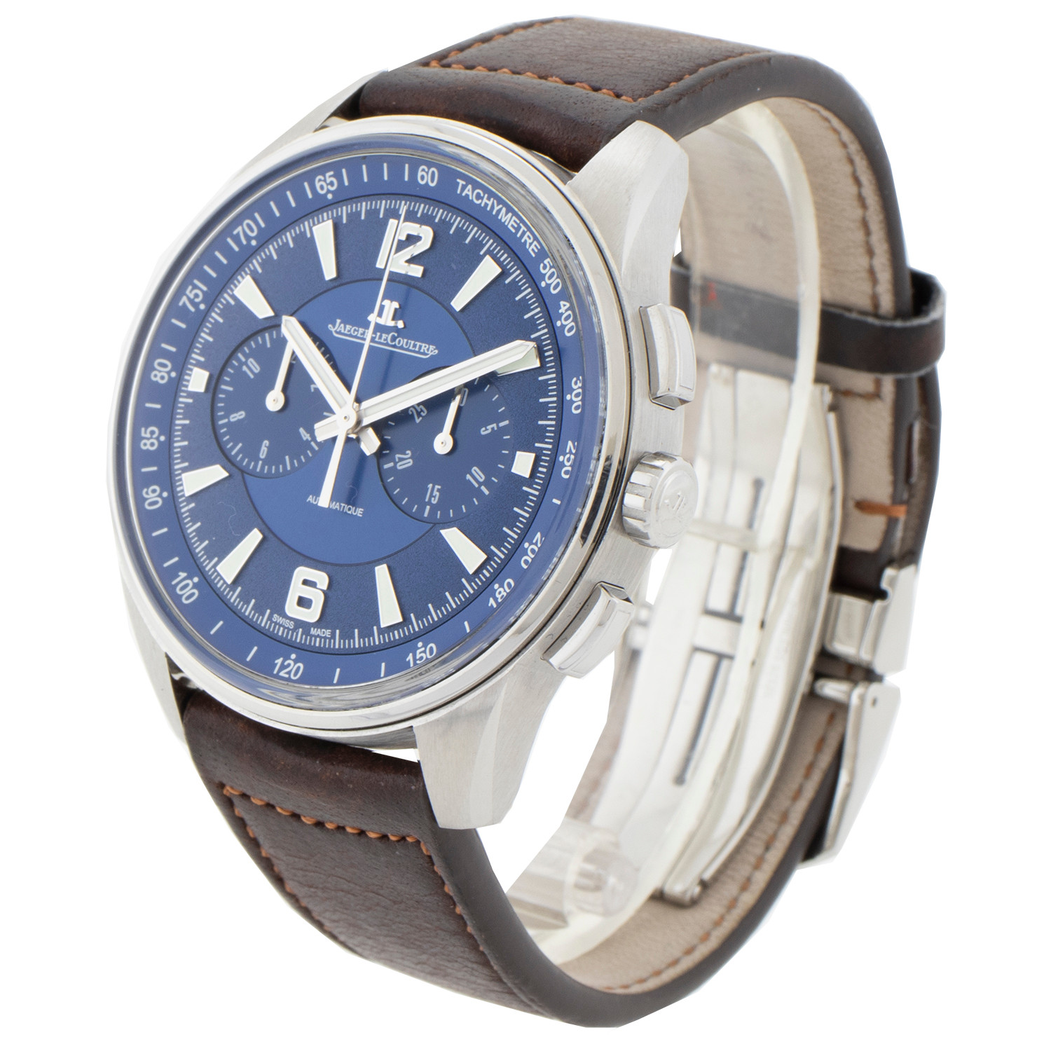 Jaeger LeCoultre Polaris Chronograph Blue - DelrayWatch.com