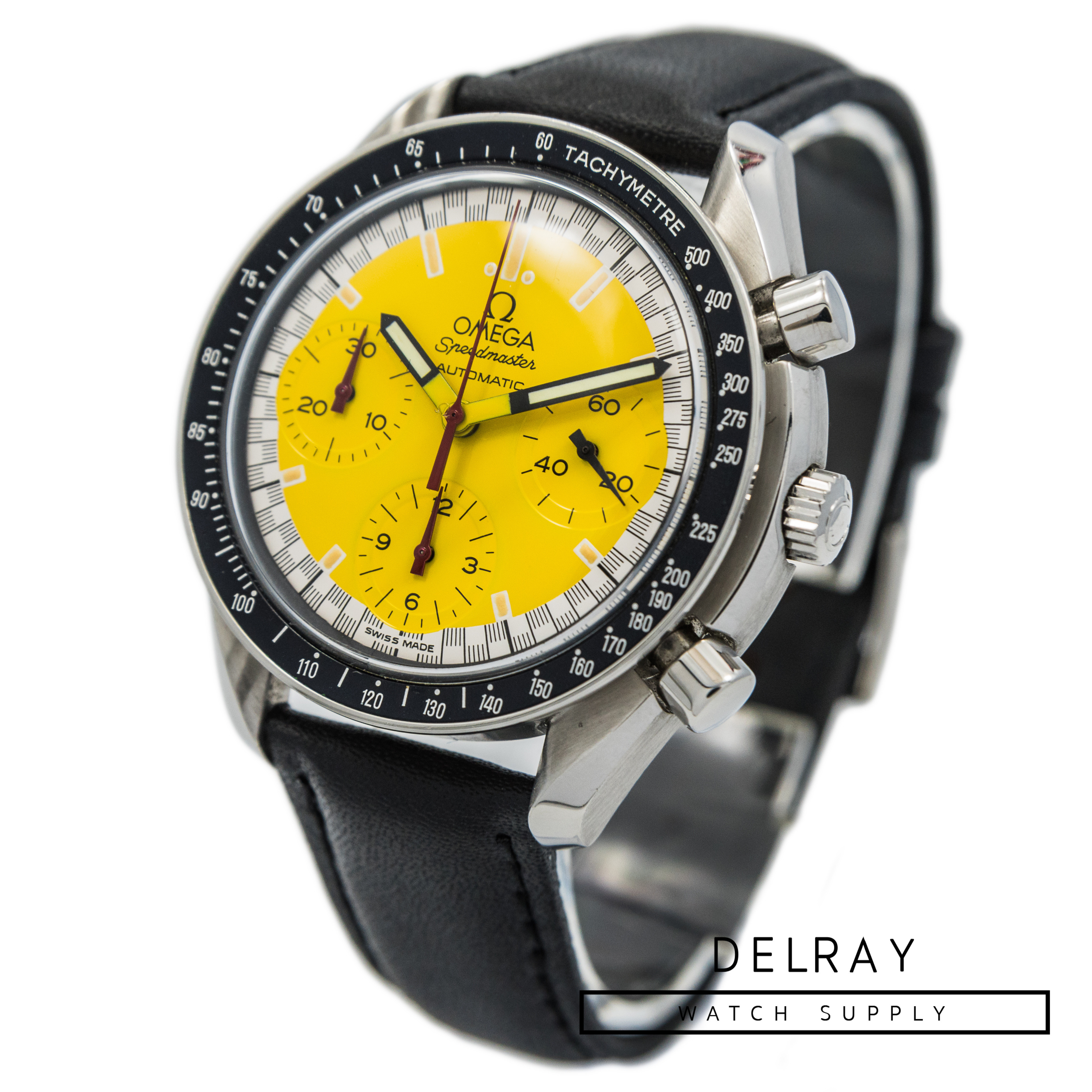 Omega Speedmaster Schumacher Yellow - DelrayWatch.com