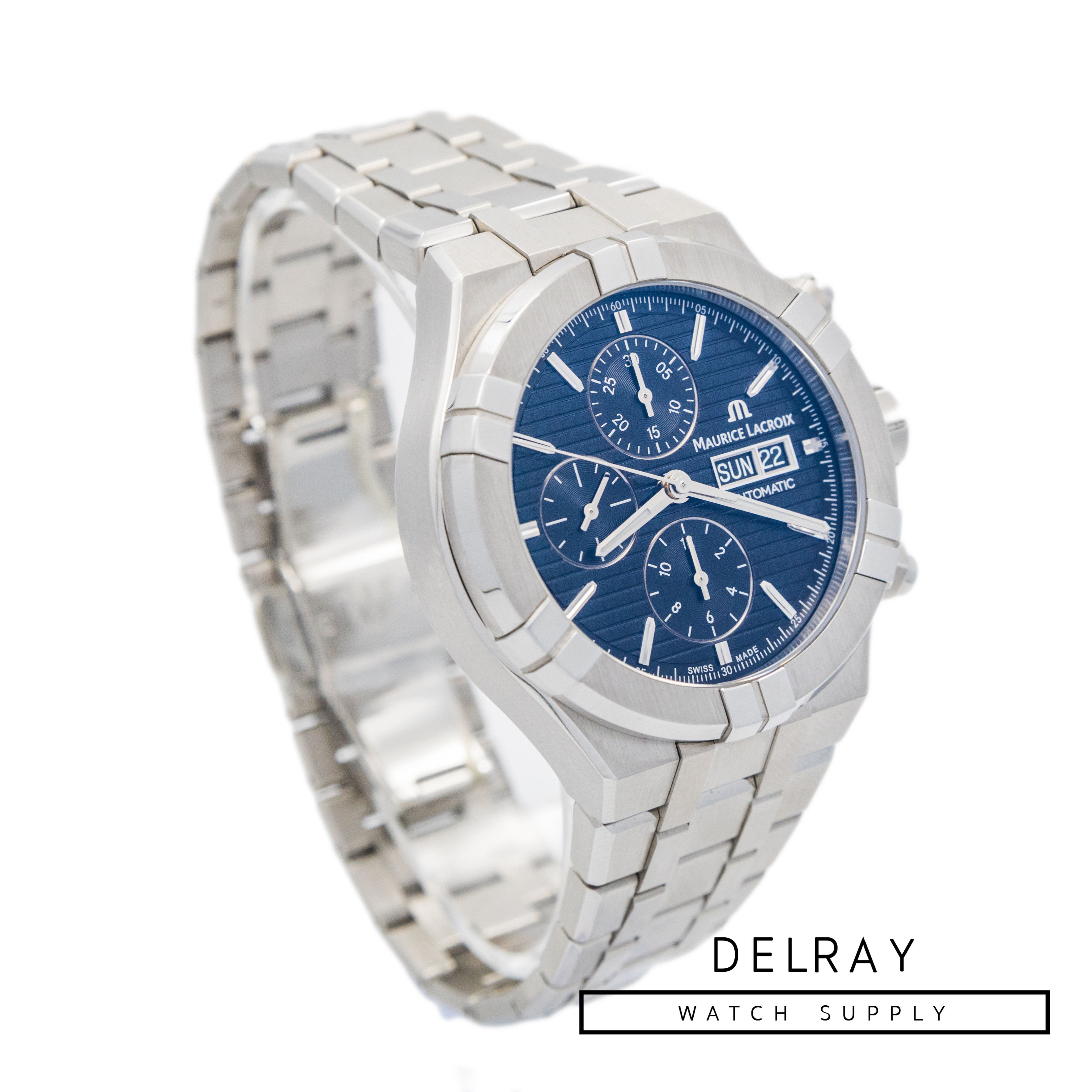 Maurice Lacroix Aikon Automatic Chronograph Black Dial Bracelet *Store ...