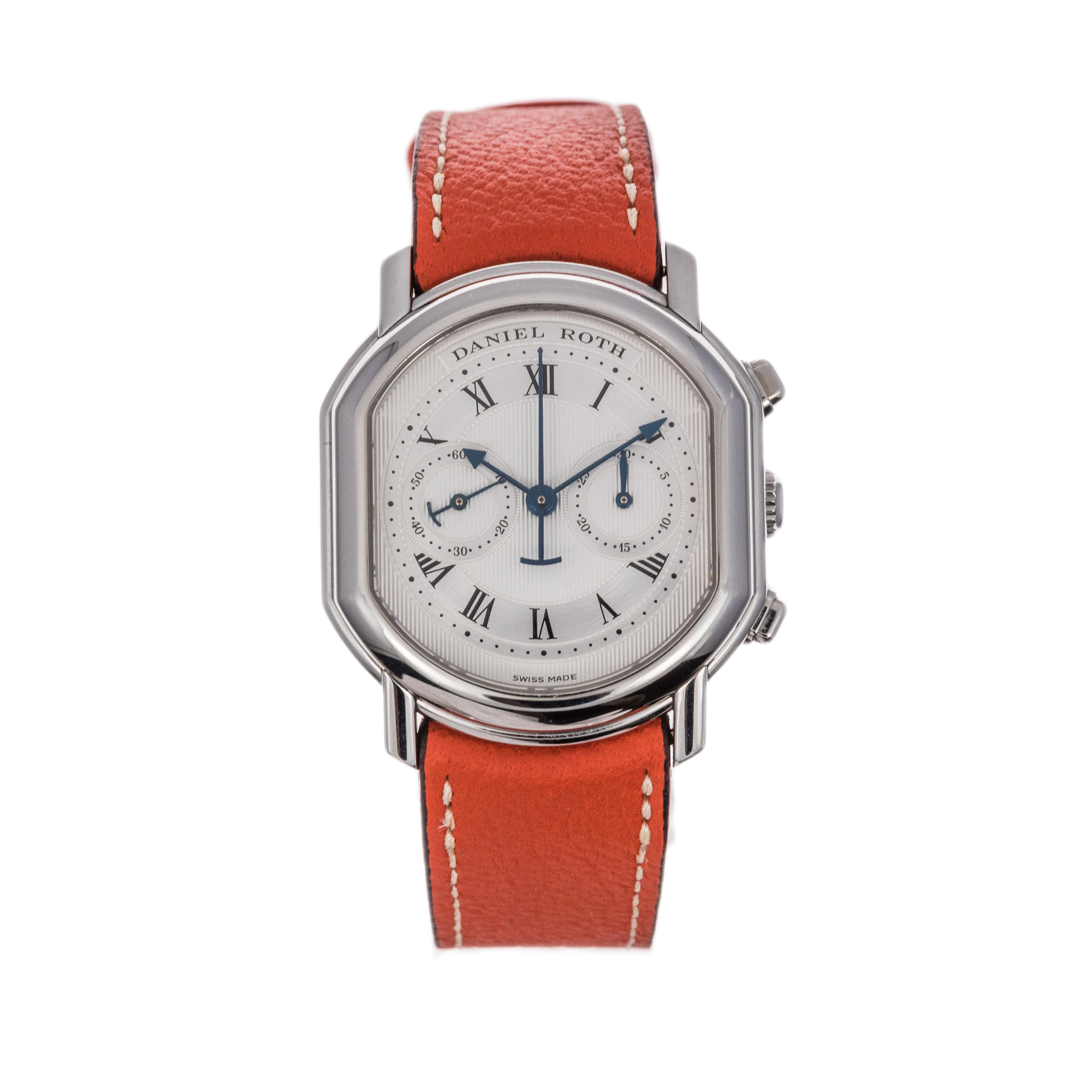 Daniel Roth Masters Chronograph *UNWORN* Orange Strap - DelrayWatch.com