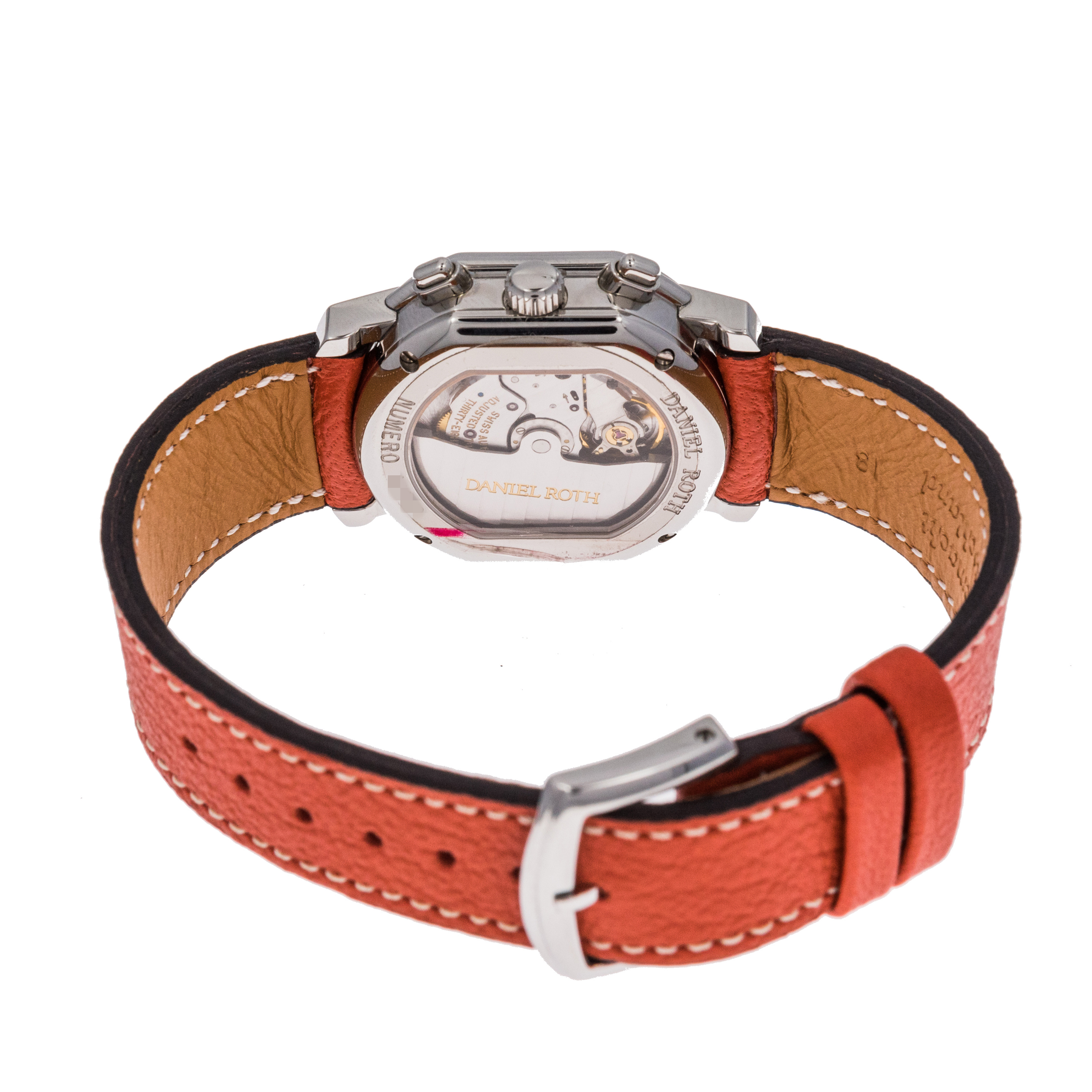 Daniel Roth Masters Chronograph *UNWORN* Orange Strap - DelrayWatch.com