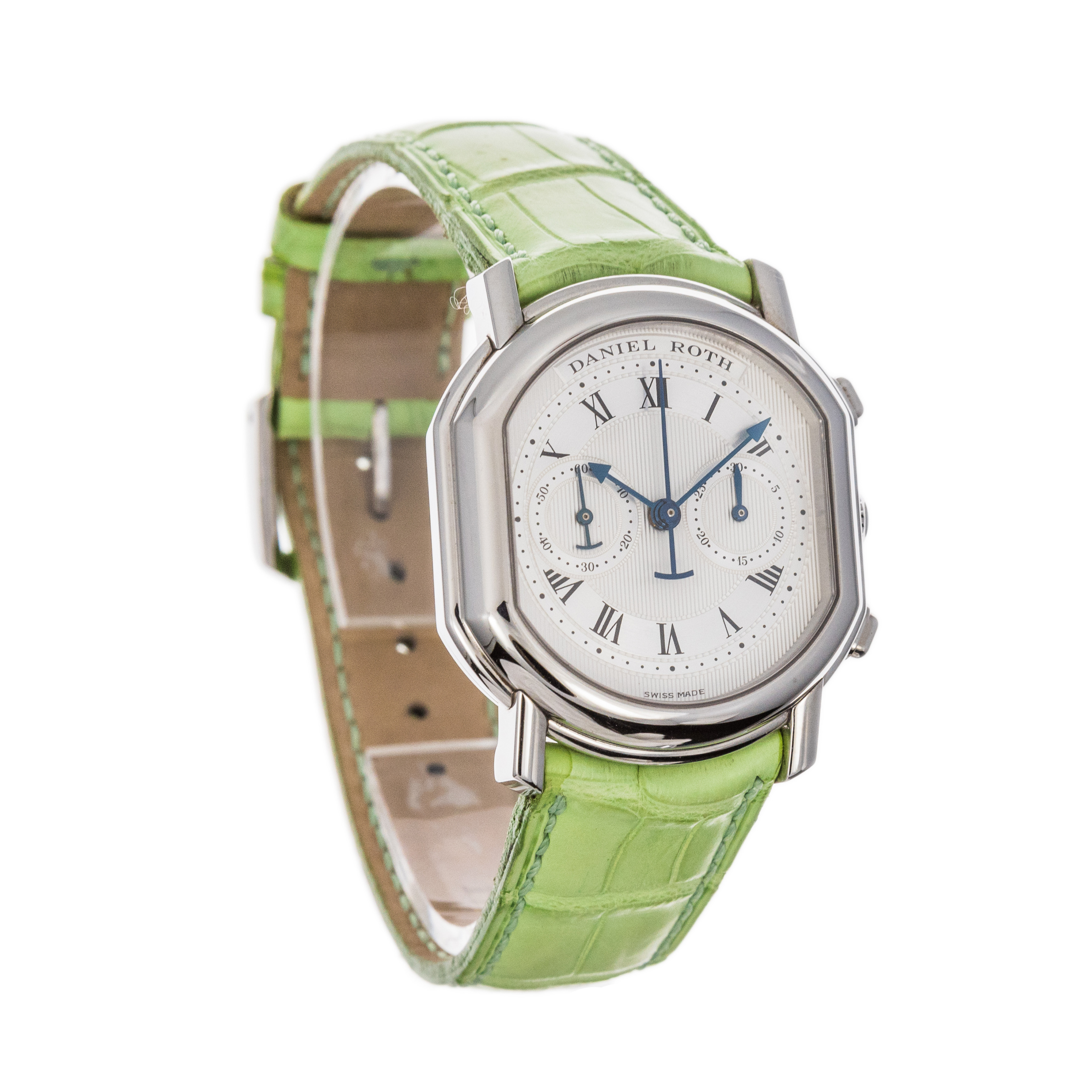 Daniel Roth Masters Chronograph *UNWORN* Green Strap - DelrayWatch.com