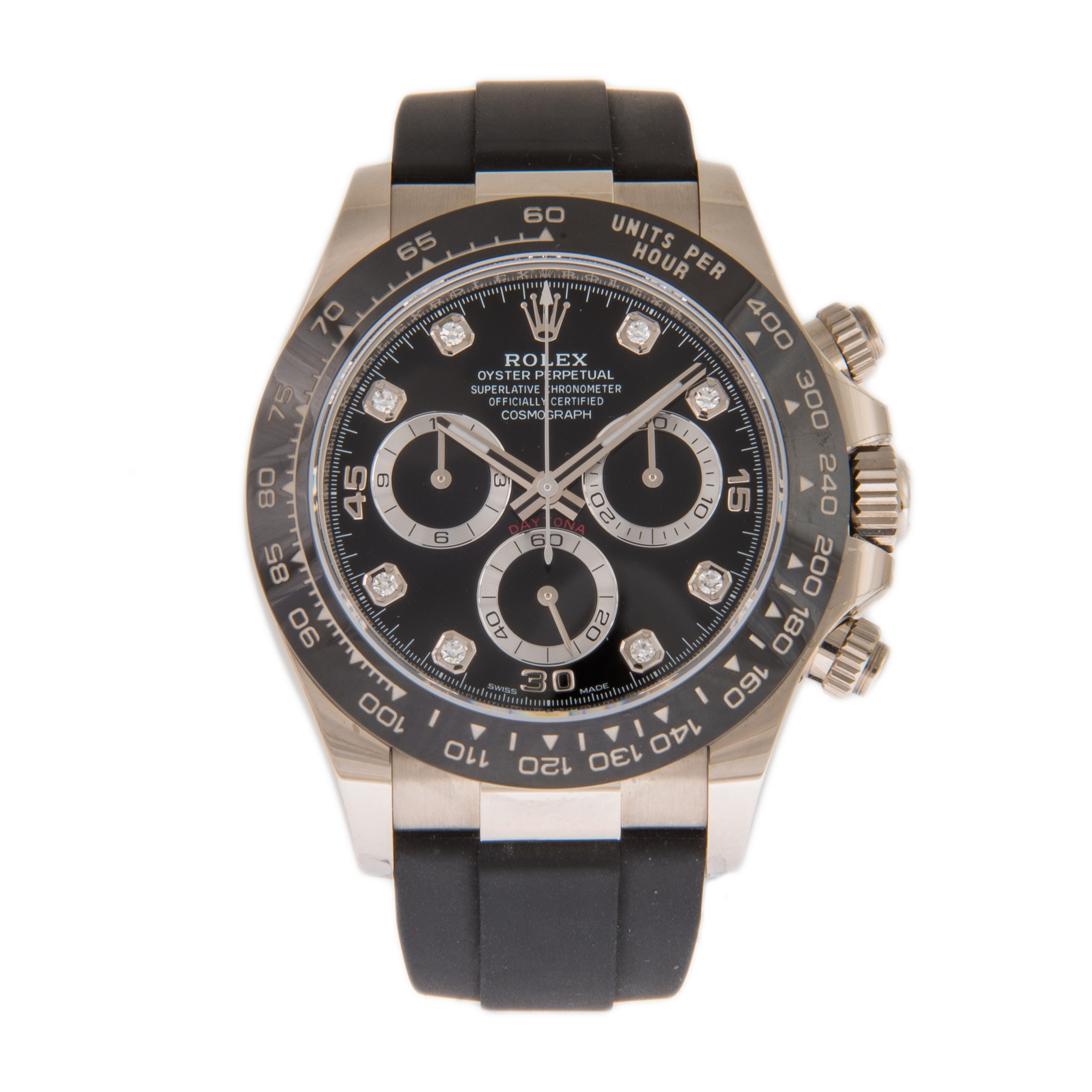 Rolex Cosmograph Daytona 116519LN *Factory Diamond Dial* *2022* *Wire ...