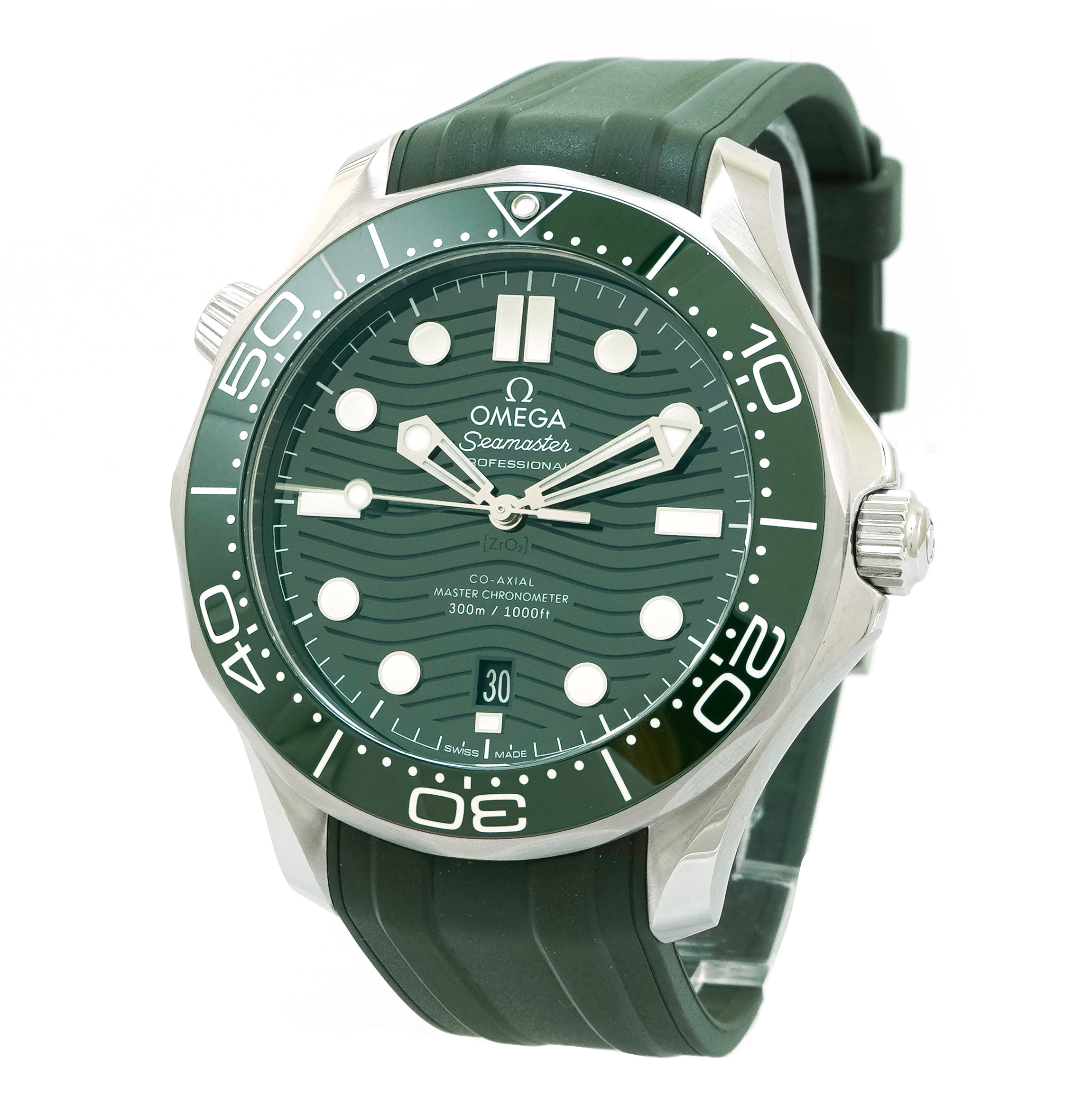 Omega Seamaster Diver 300M *Green* *Unworn* - Inventory 3678 ...