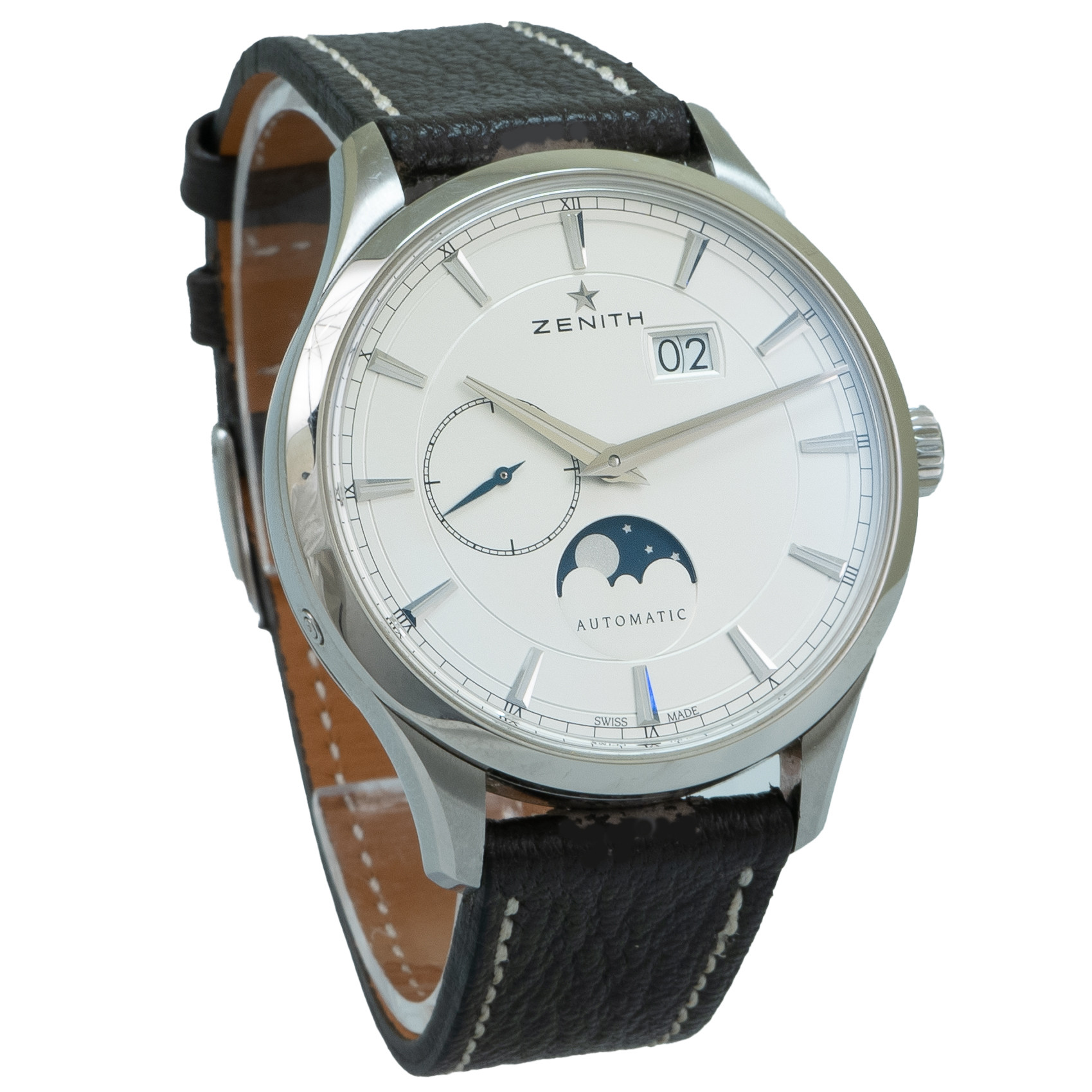 Zenith Captain Moonphase Automatic 40mm - Inventory 3774 - DelrayWatch.com
