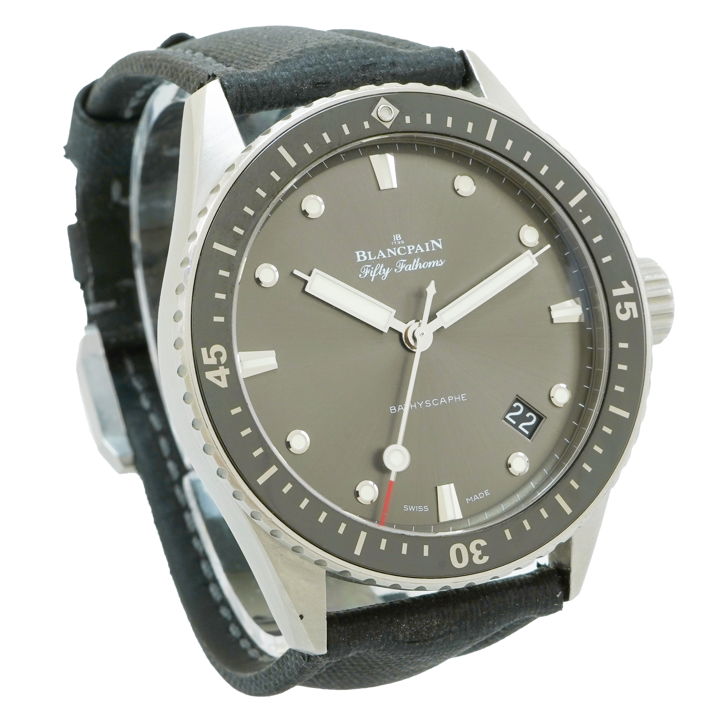Blancpain Fifty Fathoms Bathyscaphe 43mm - Inventory 3914 - DelrayWatch.com