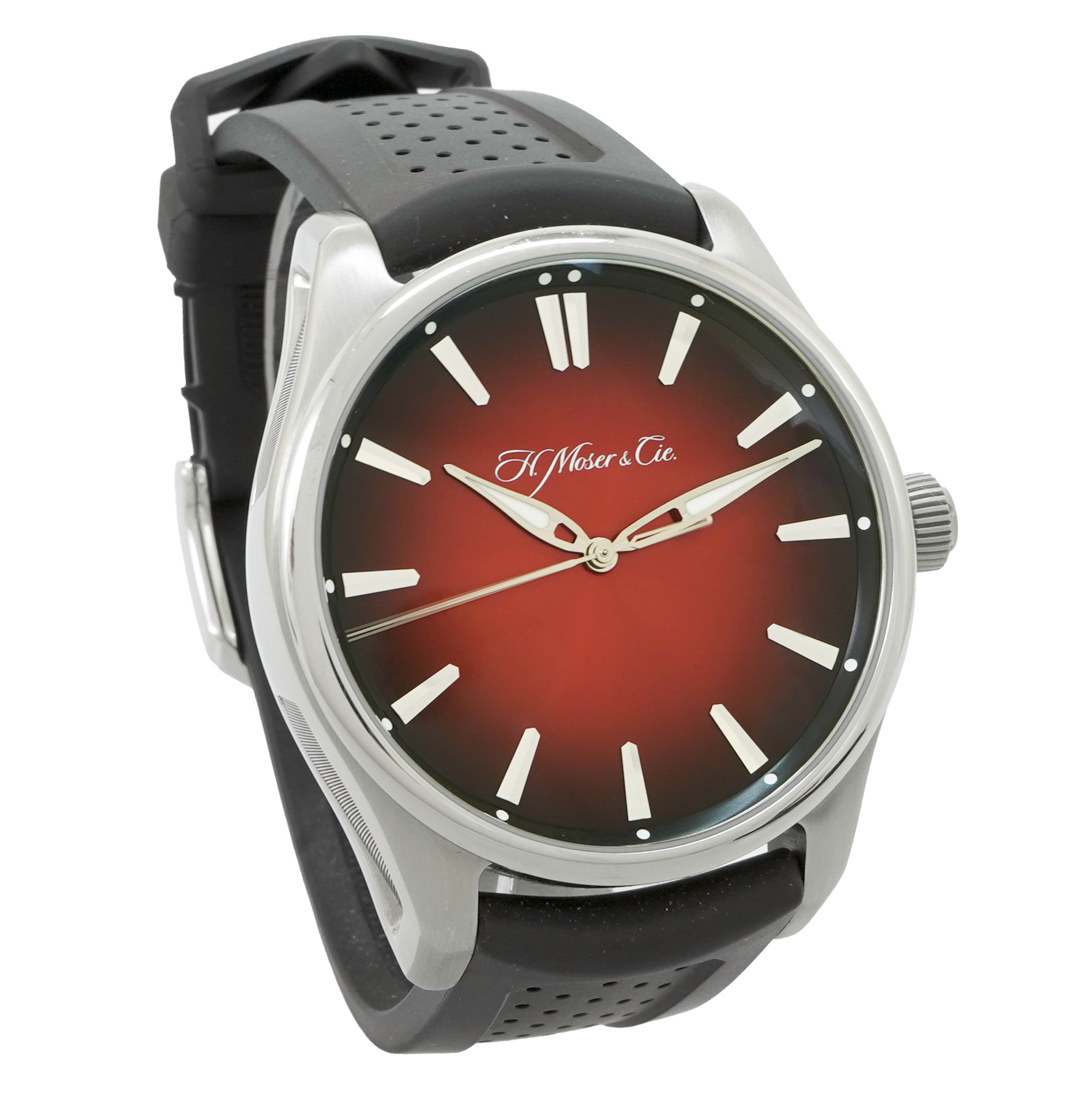 H. Moser Pioneer Red Dial 3200-1207 *2021* - Inventory 4029 ...