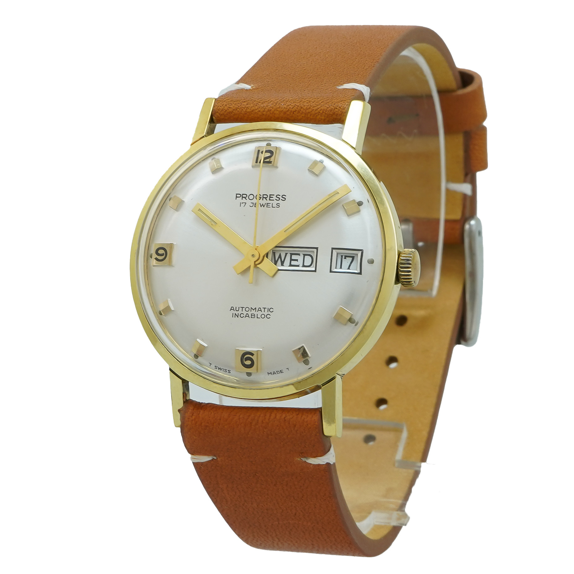 Progress Automatic Day-Date *Vintage* -Inventory 4045 - DelrayWatch.com
