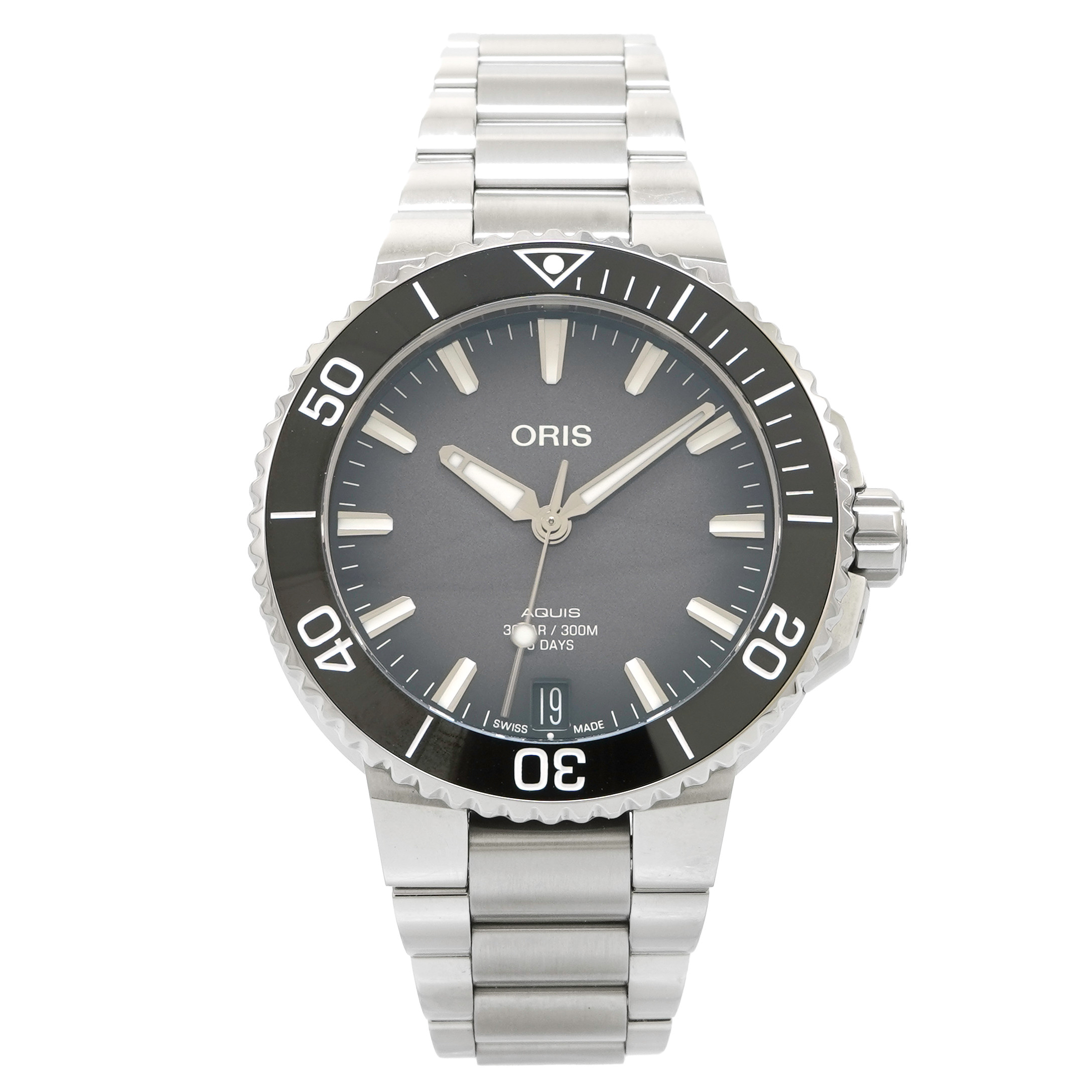 Oris Aquis Date Black Dial Caliber 400 - Inventory 4149 - DelrayWatch.com