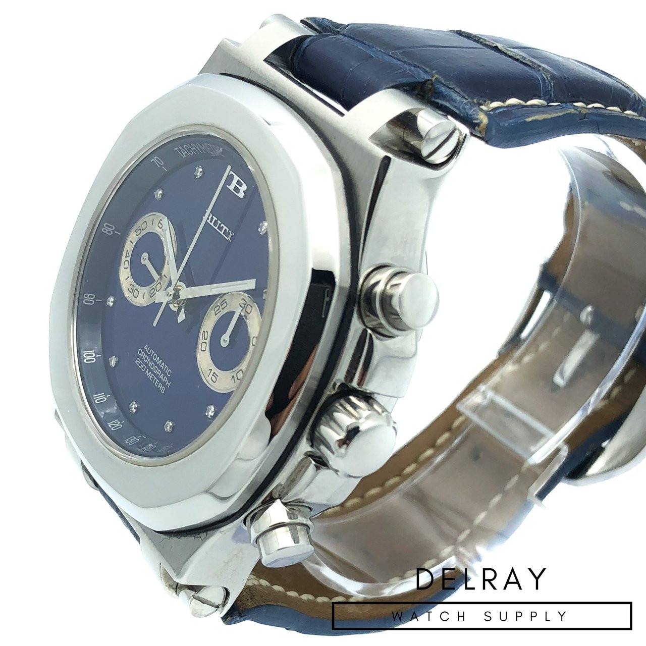 TB Buti Yanick Chronograph Blue Dial - DelrayWatch.com