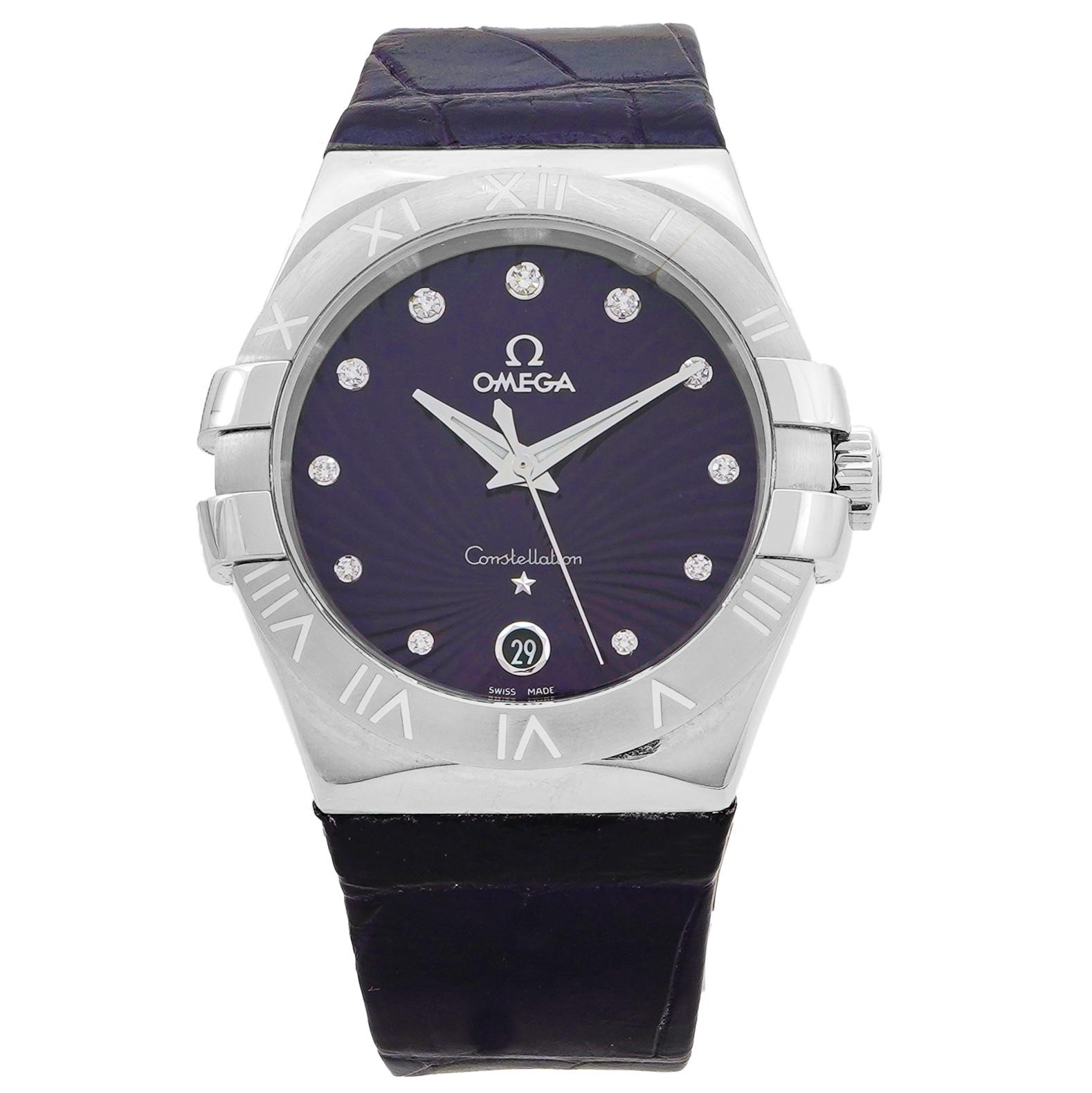 Omega Constellation Quartz 35mm *2022* *Purple Dial* - Inventory 4577 ...