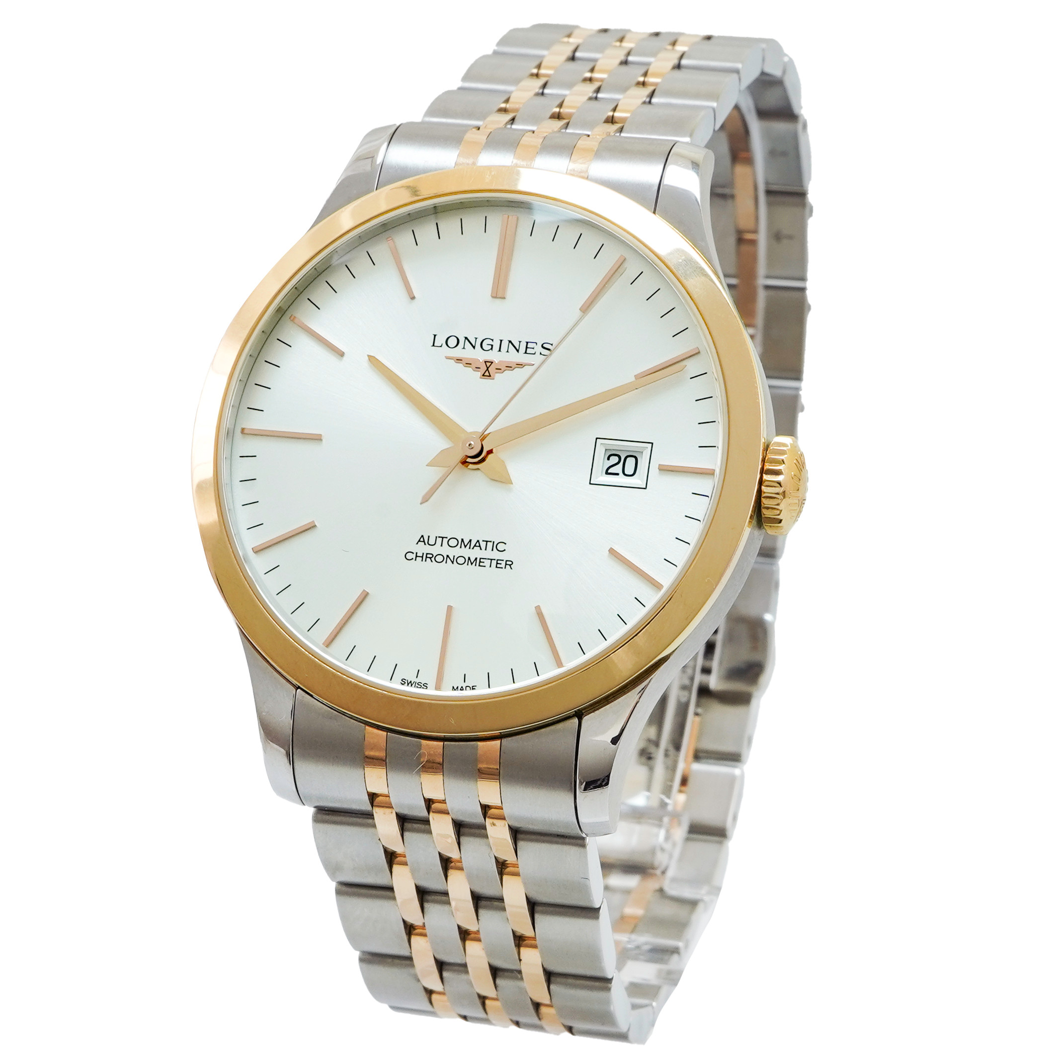 Longines Record 40MM 200 Automatic L2.821.5.72.7 *Unworn* - Inventory ...