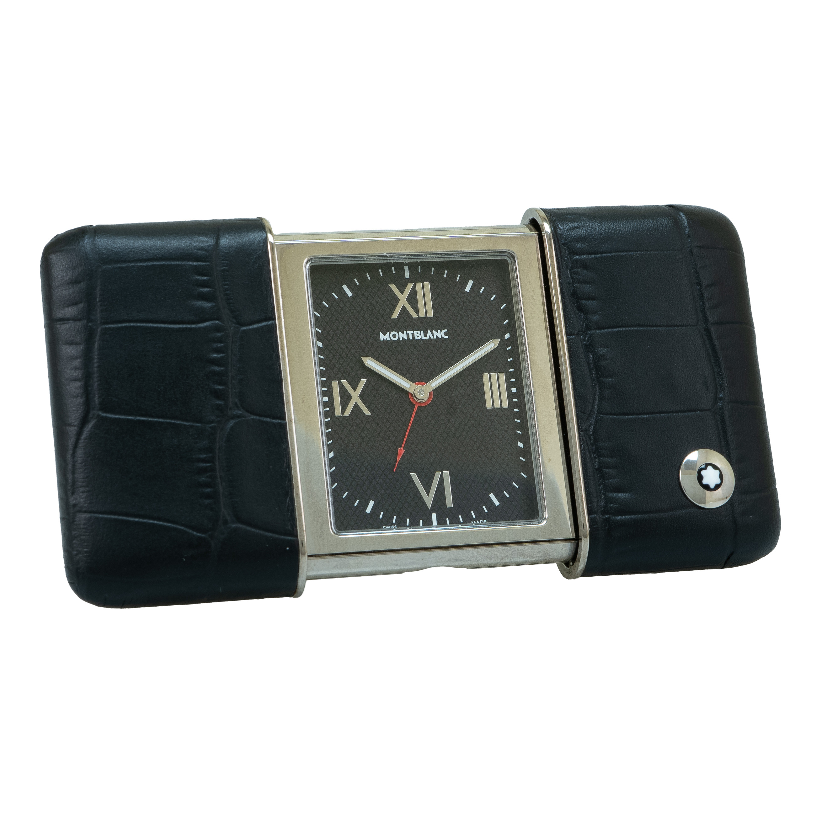 Montblanc Sliding Travel Alarm Clock - Inventory 5094 - DelrayWatch.com