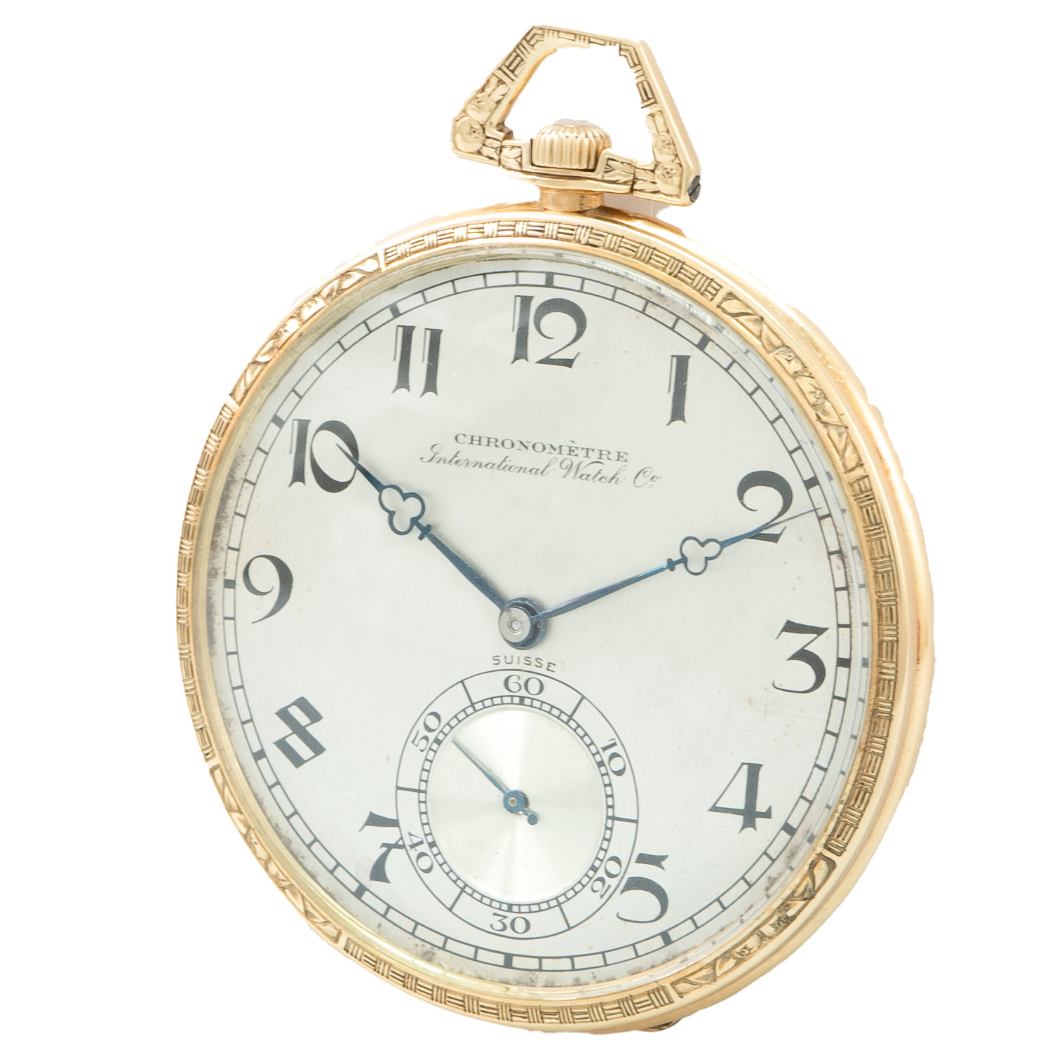 IWC 1926 Chronometre Pocket Watch 18k *Vintage* - Inventory 5111 ...