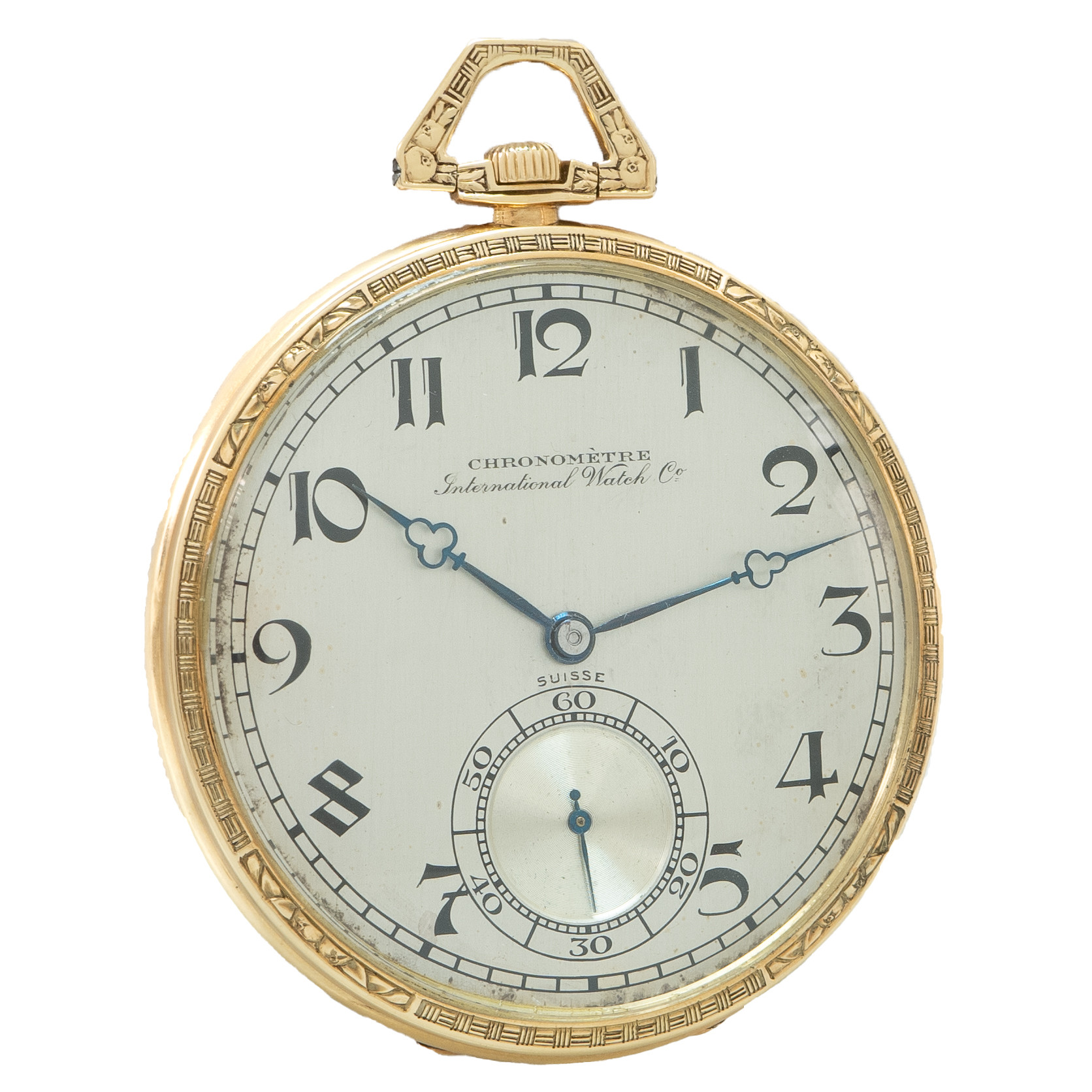 IWC 1926 Chronometre Pocket Watch 18k *Vintage* - Inventory 5111 ...